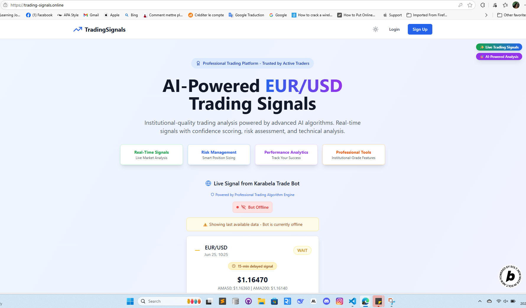 Trading Signals | Devpost