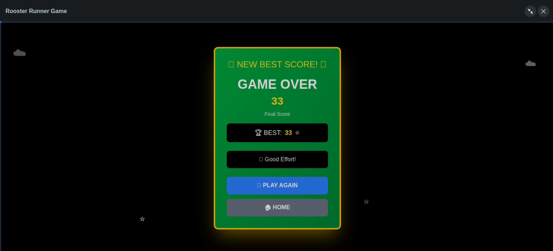 Rooster Runner | Devpost