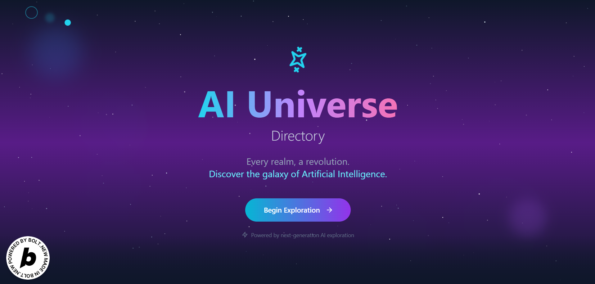 AI Universe Directory SIte | Devpost