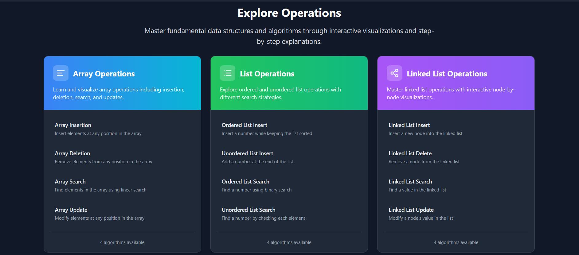 Datastructureviz Devpost