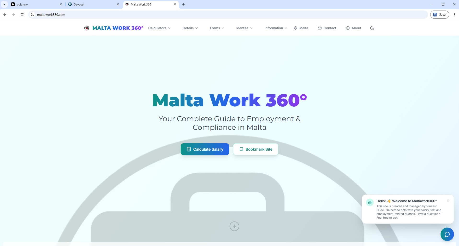 MALTA WORK 360° | Devpost