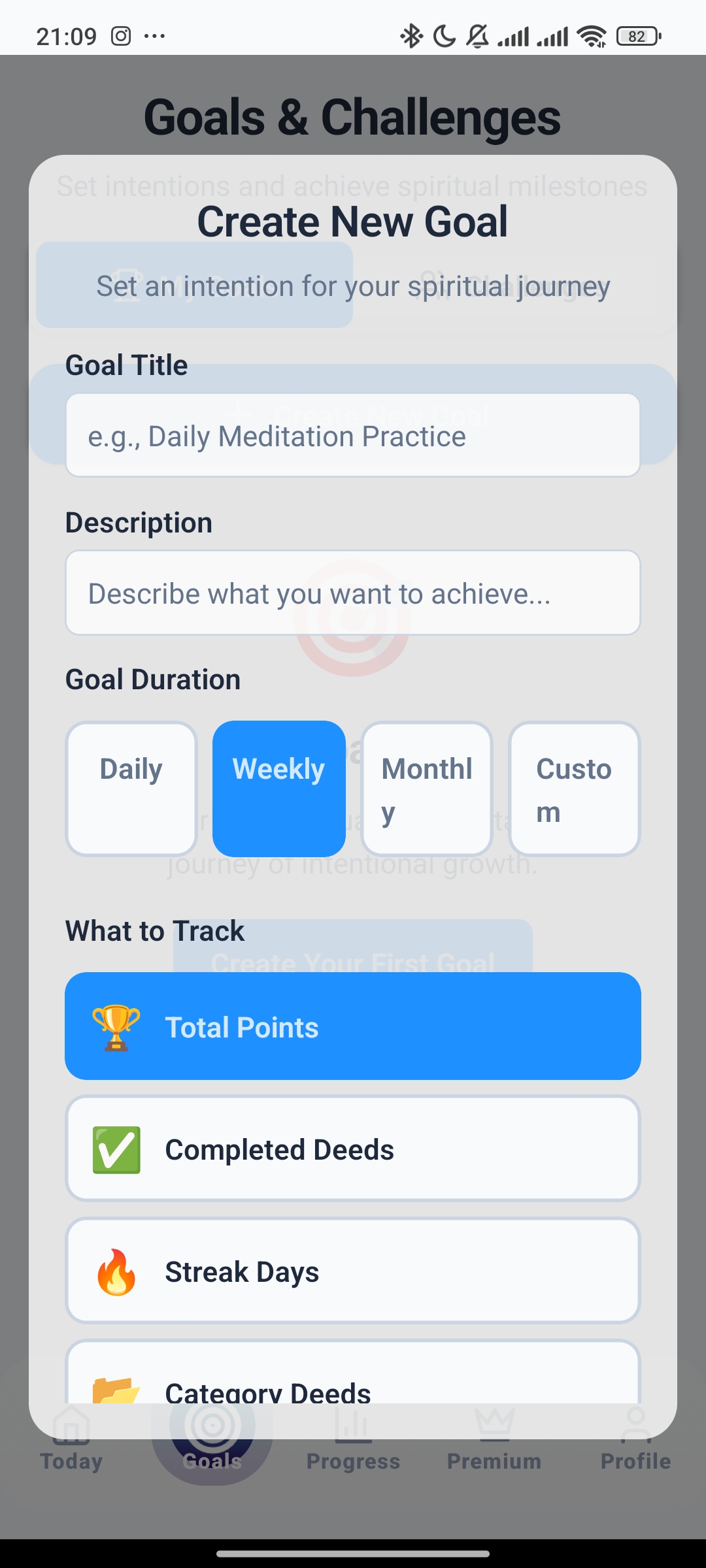 Spiritual Deeds Tracker | Devpost