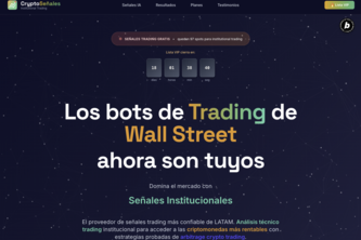 CryptoSeñales - The Trading Bots of Wall Street, Now Yours | Devpost