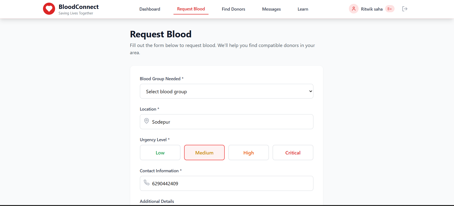 Blood Donation Management System | Devpost