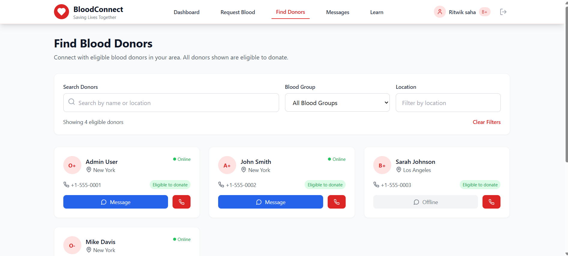 Blood Donation Management System | Devpost