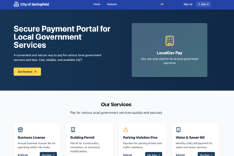 Secure Payment Portal for Local Government | Devpost