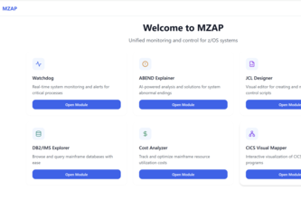 MZAP – Mainframe Zero-Agent Ops Platform | Devpost