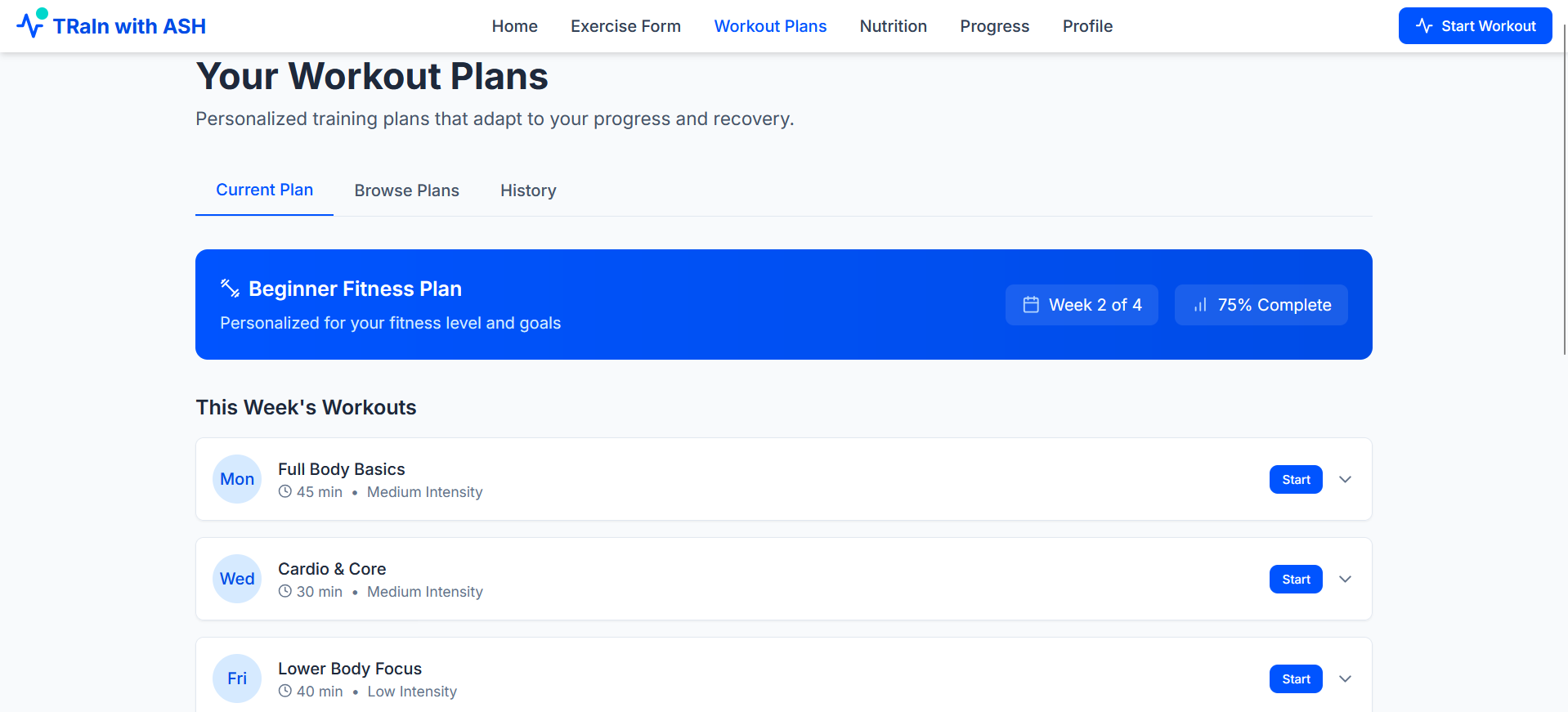 AI-Powered Personal fitness innovation app | Devpost