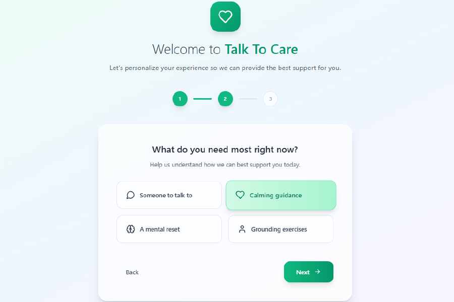 Talk To Care | Devpost