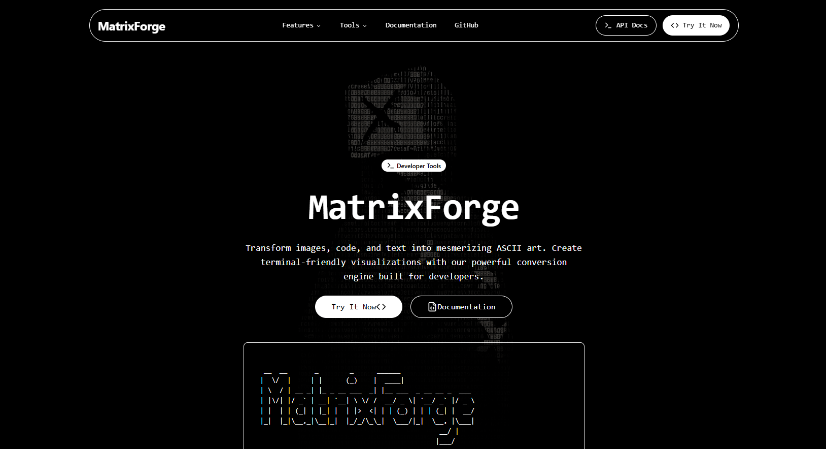MatrixForge ASCII | Devpost