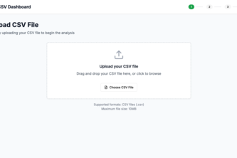 Csv dashboard | Devpost