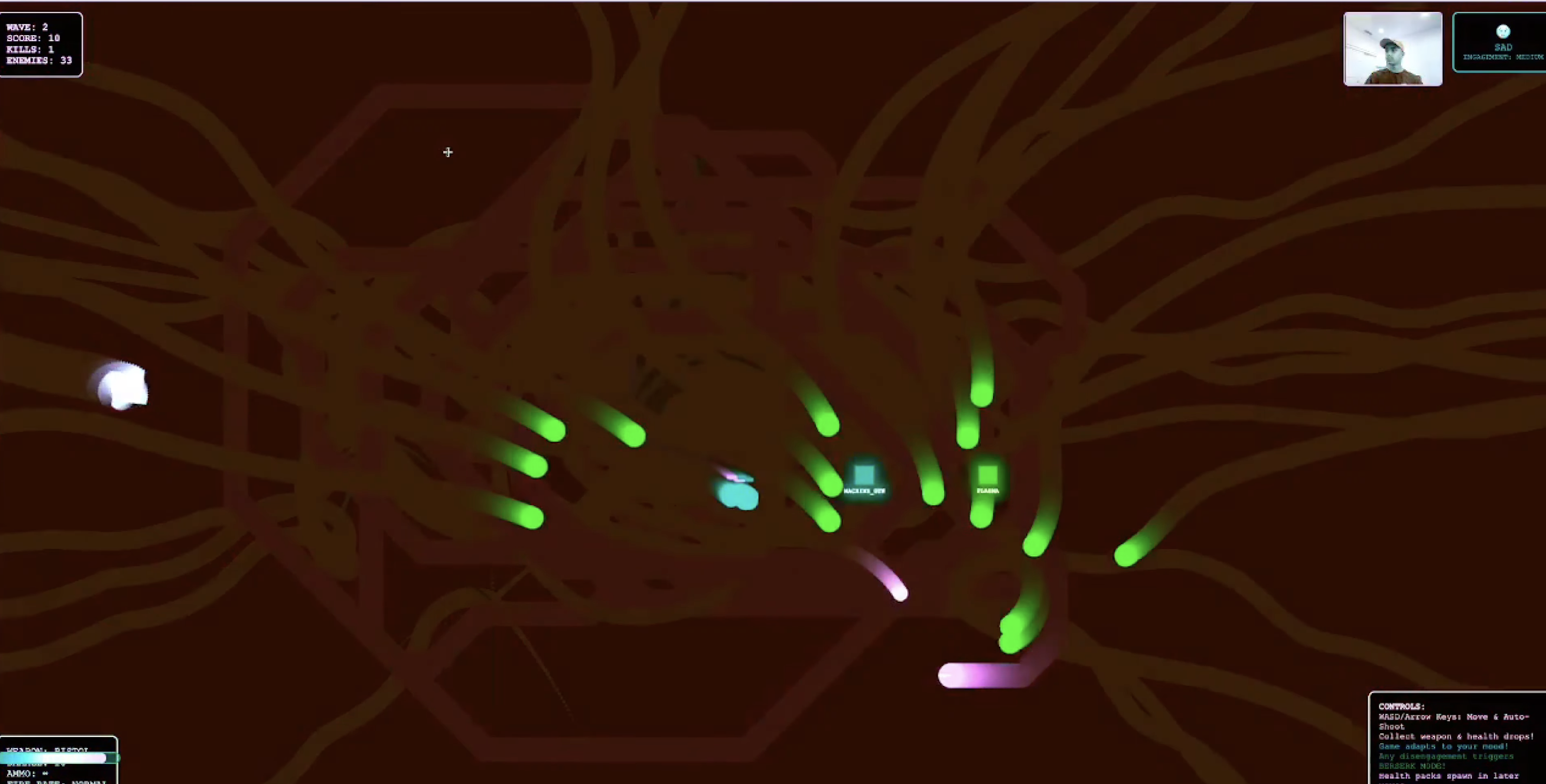 EmotionStrike: Mood-Adaptive Auto-Fire Arena | Devpost