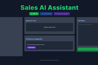 Sales Objection Handling Tool | Devpost