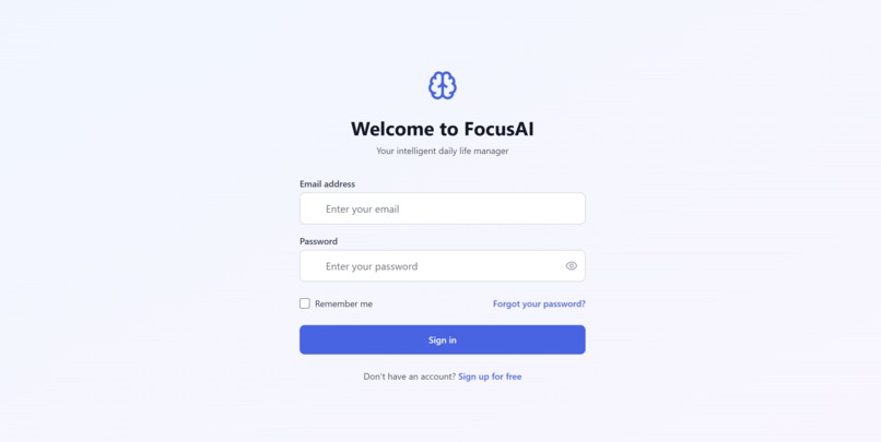 FocusAI Daily Life Manager | Devpost
