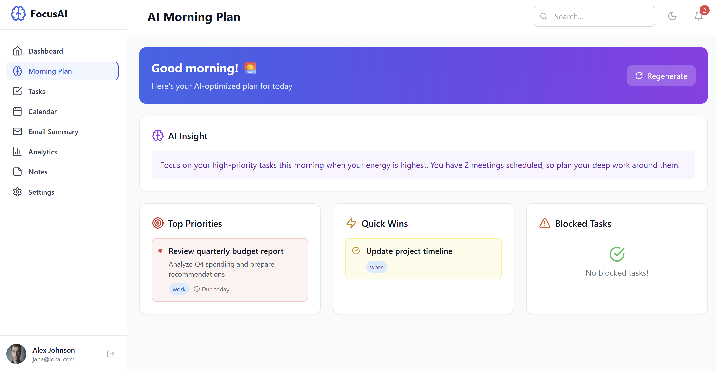 FocusAI Daily Life Manager | Devpost