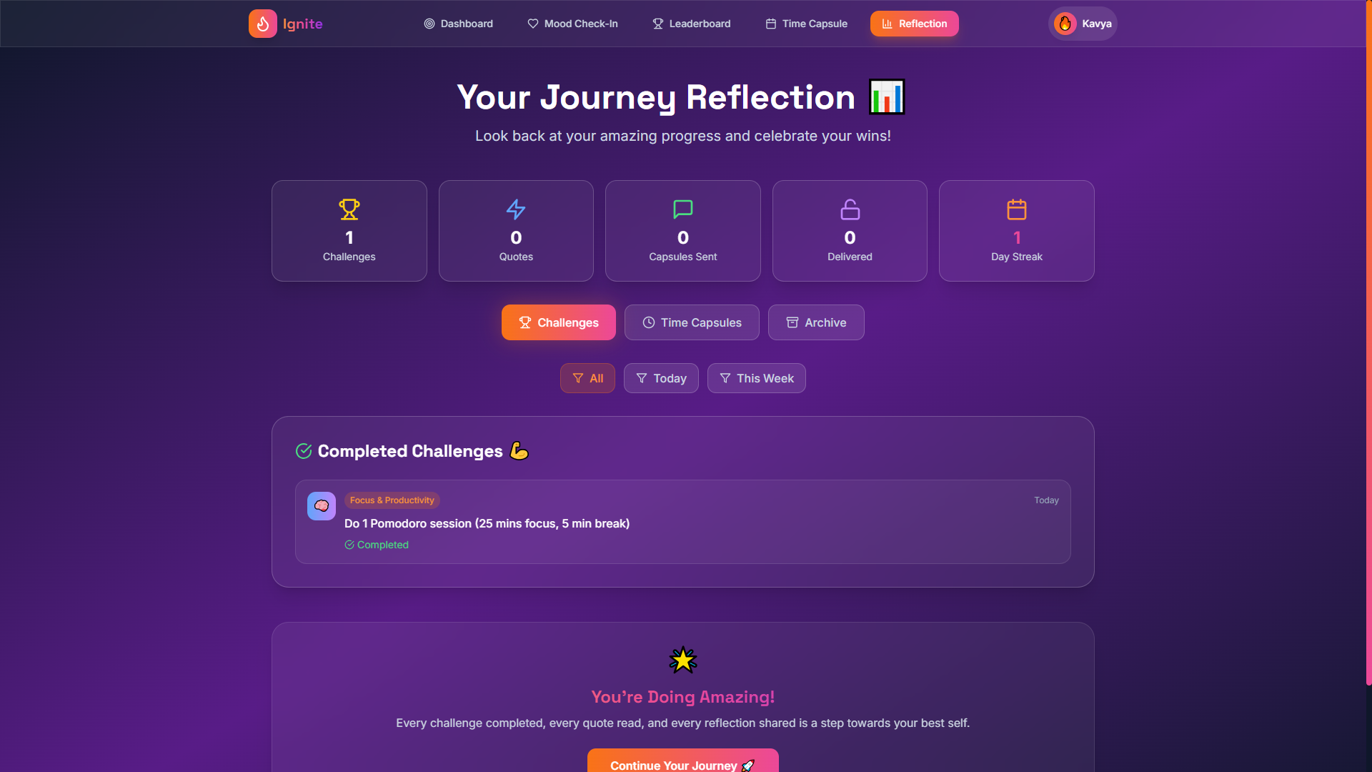 Ignite – Motivation You Can Flex | Devpost