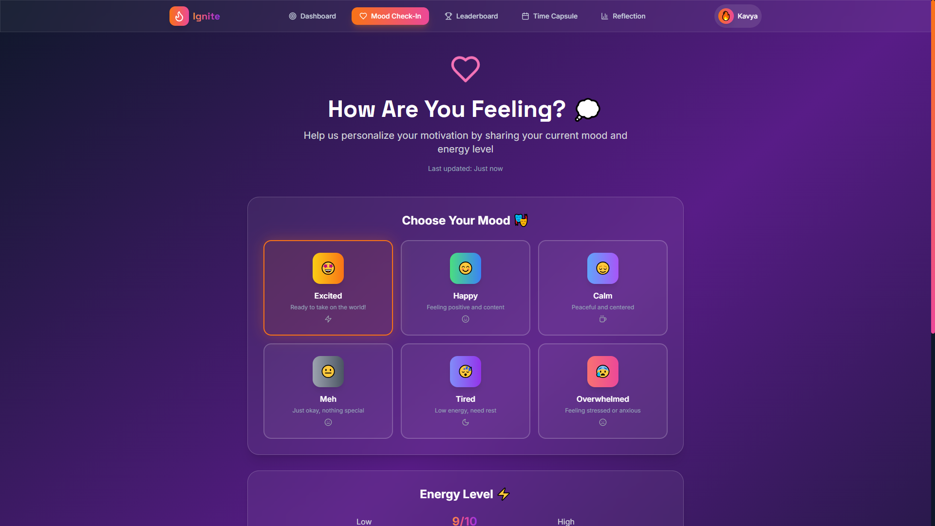Ignite – Motivation You Can Flex | Devpost