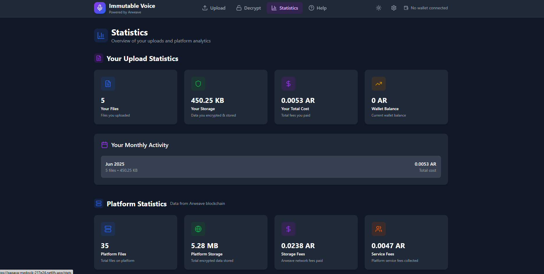 Immutable Voice | Devpost