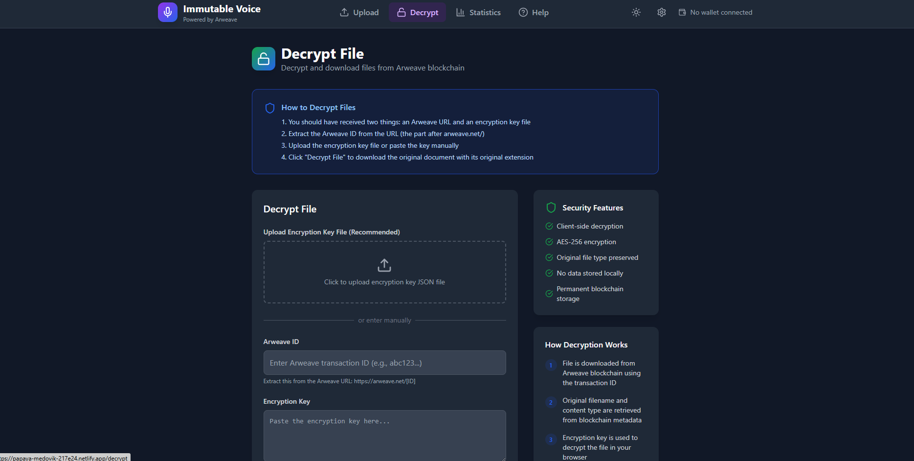 Immutable Voice | Devpost