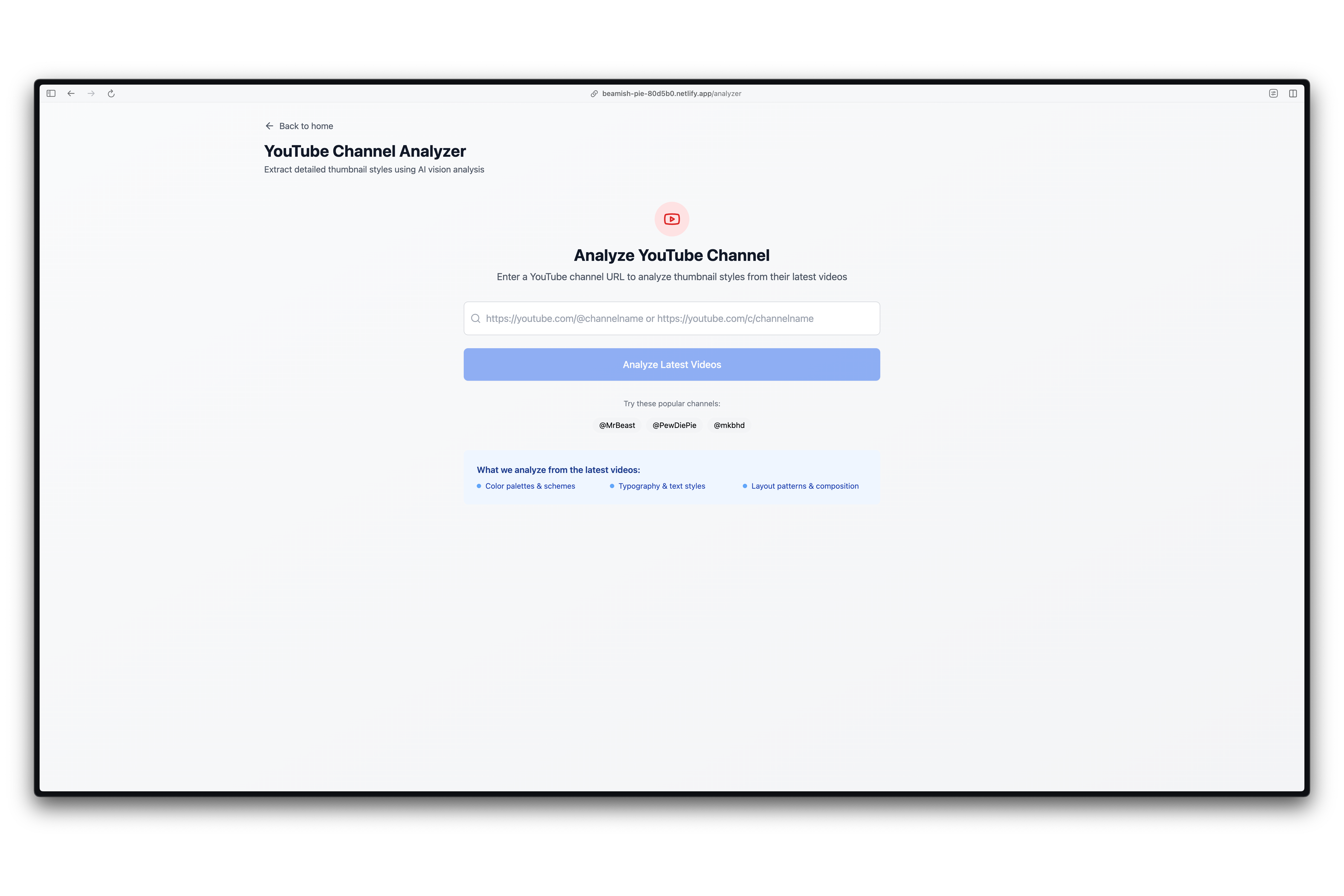 YouTube Thumbnail Clone | Devpost