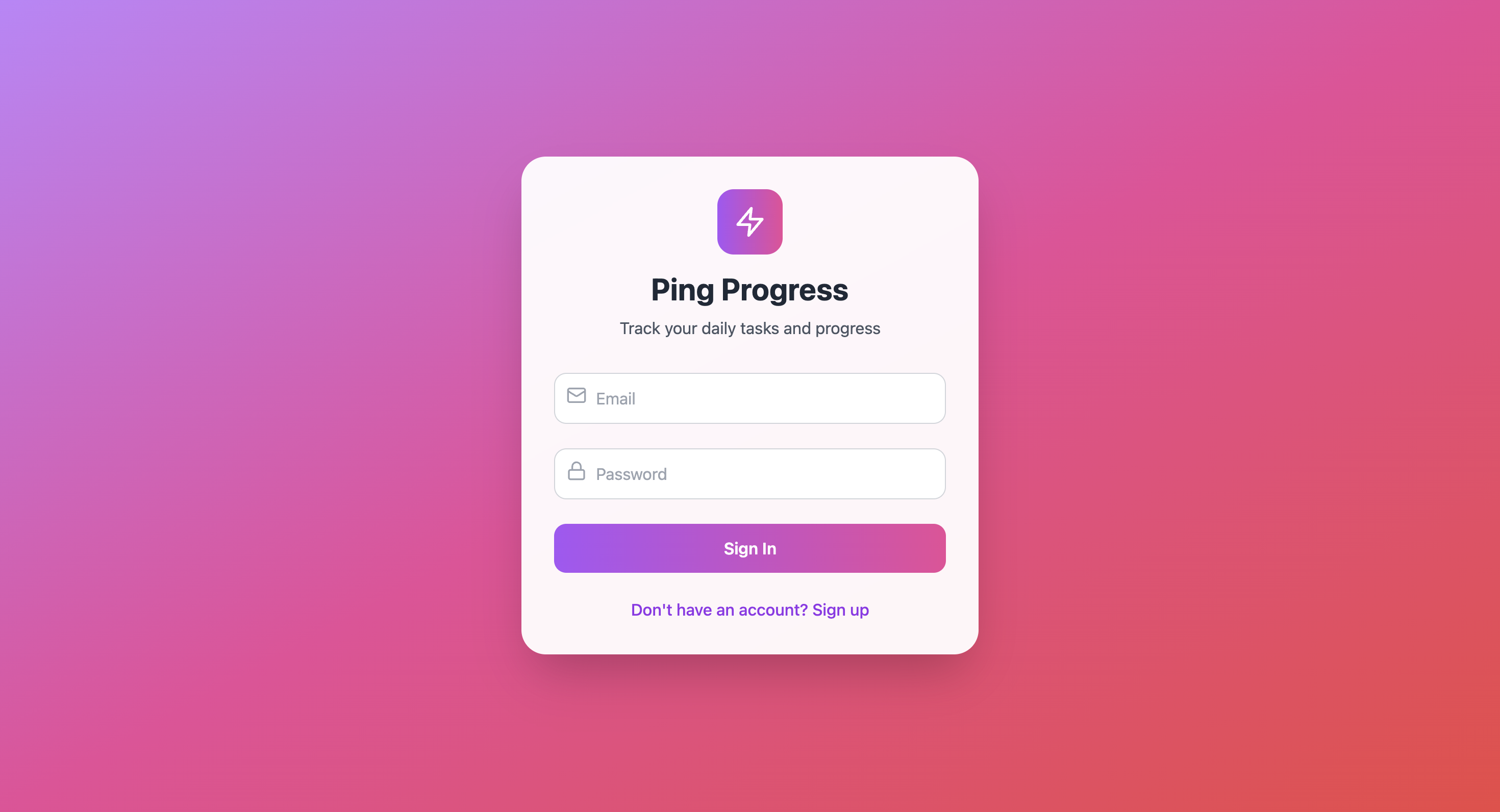 Ping Progress | Devpost