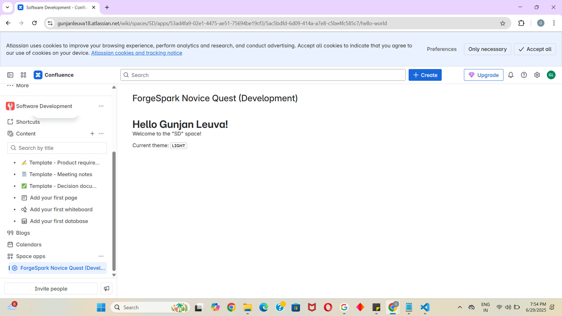 ForgeSpark – Hello Gunjan App | Devpost