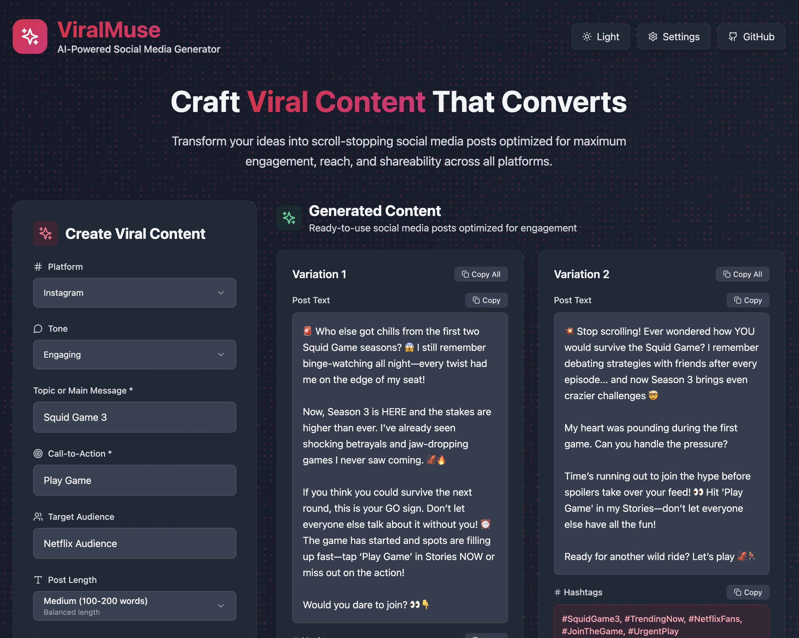 Viral Muse | Devpost