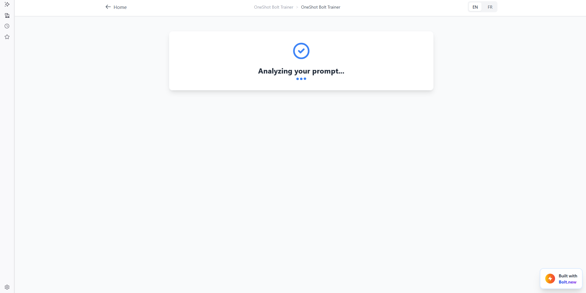 OneShot Bolt Trainer | Devpost