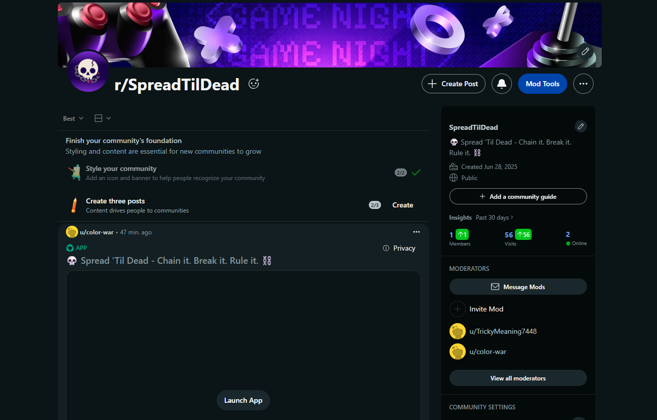 Spread 'Til Dead | Devpost