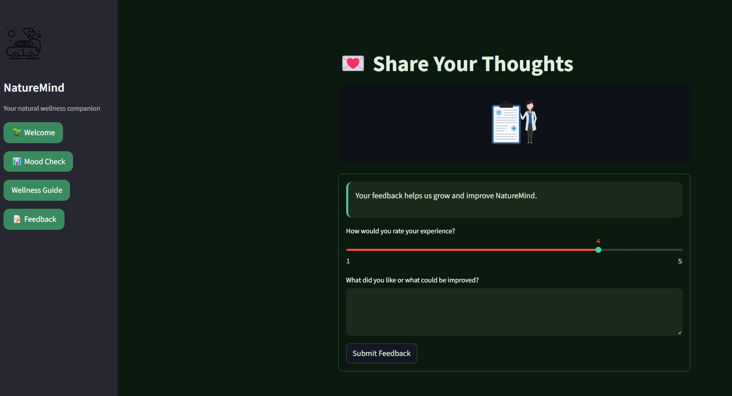 NatureMind-Your Wellness Companion | Devpost