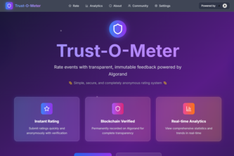 Trust-O-Meter | Devpost