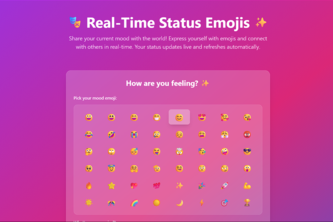 Real-Time Status Emojis | Devpost