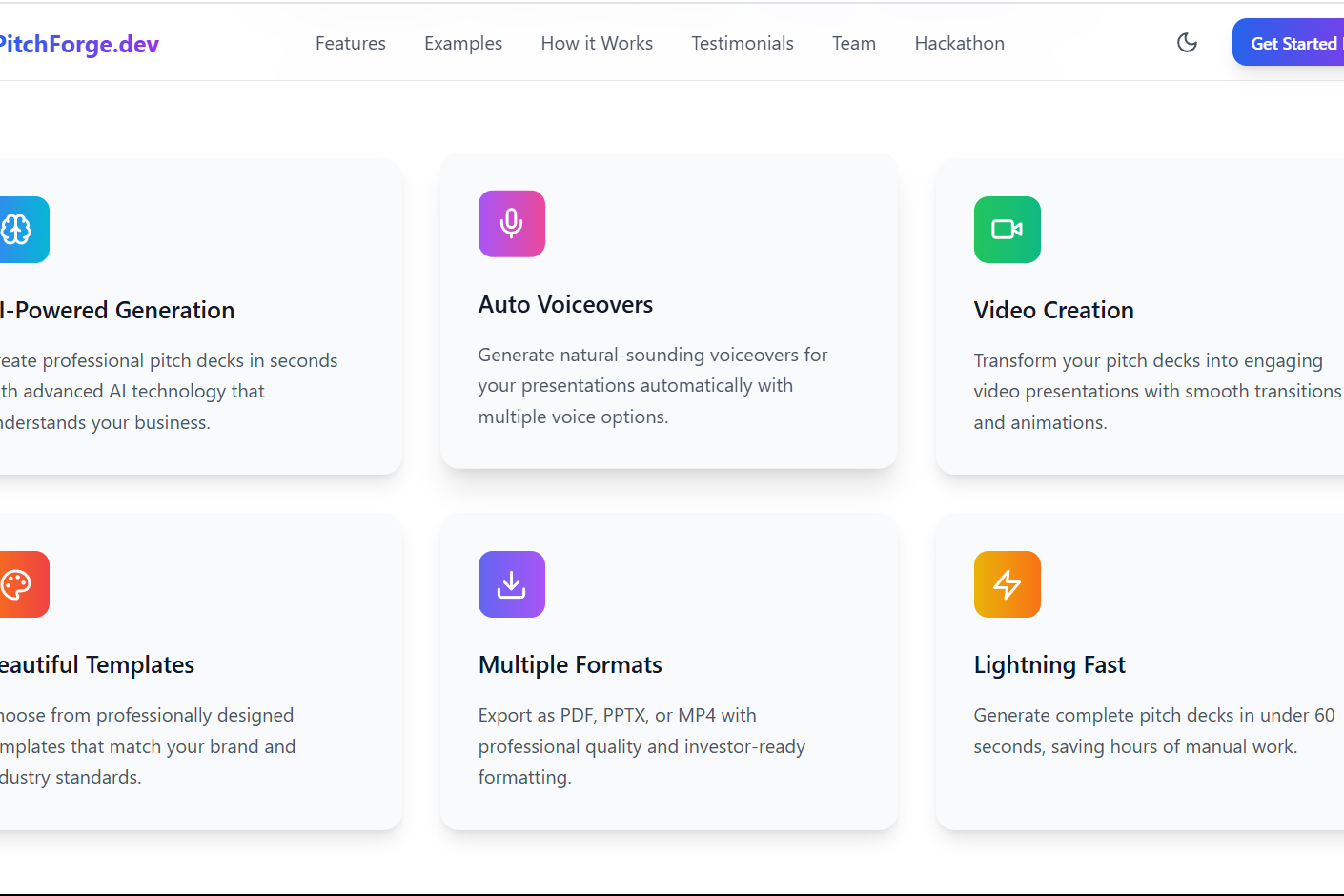 PitchForge.dev | Devpost