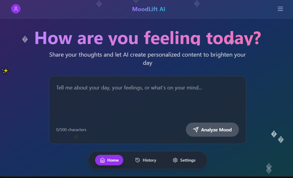 MoodLift AI Buddy | Devpost