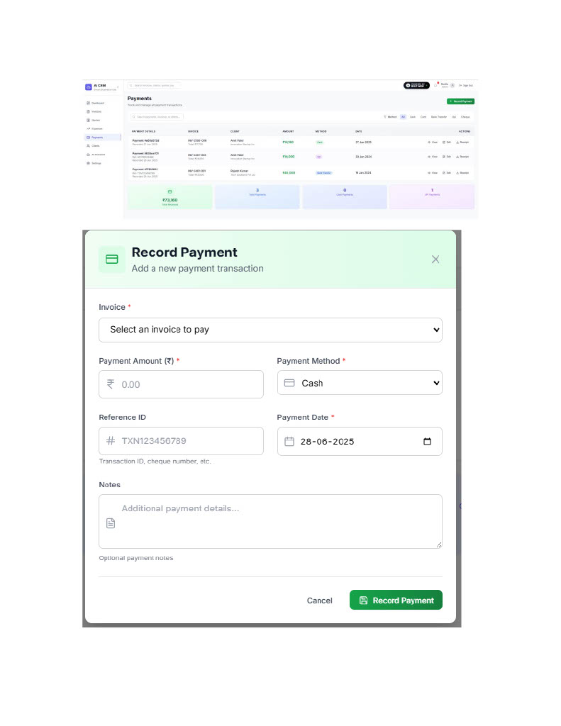 AI CRM-SMART BUSINESS HUB | Devpost