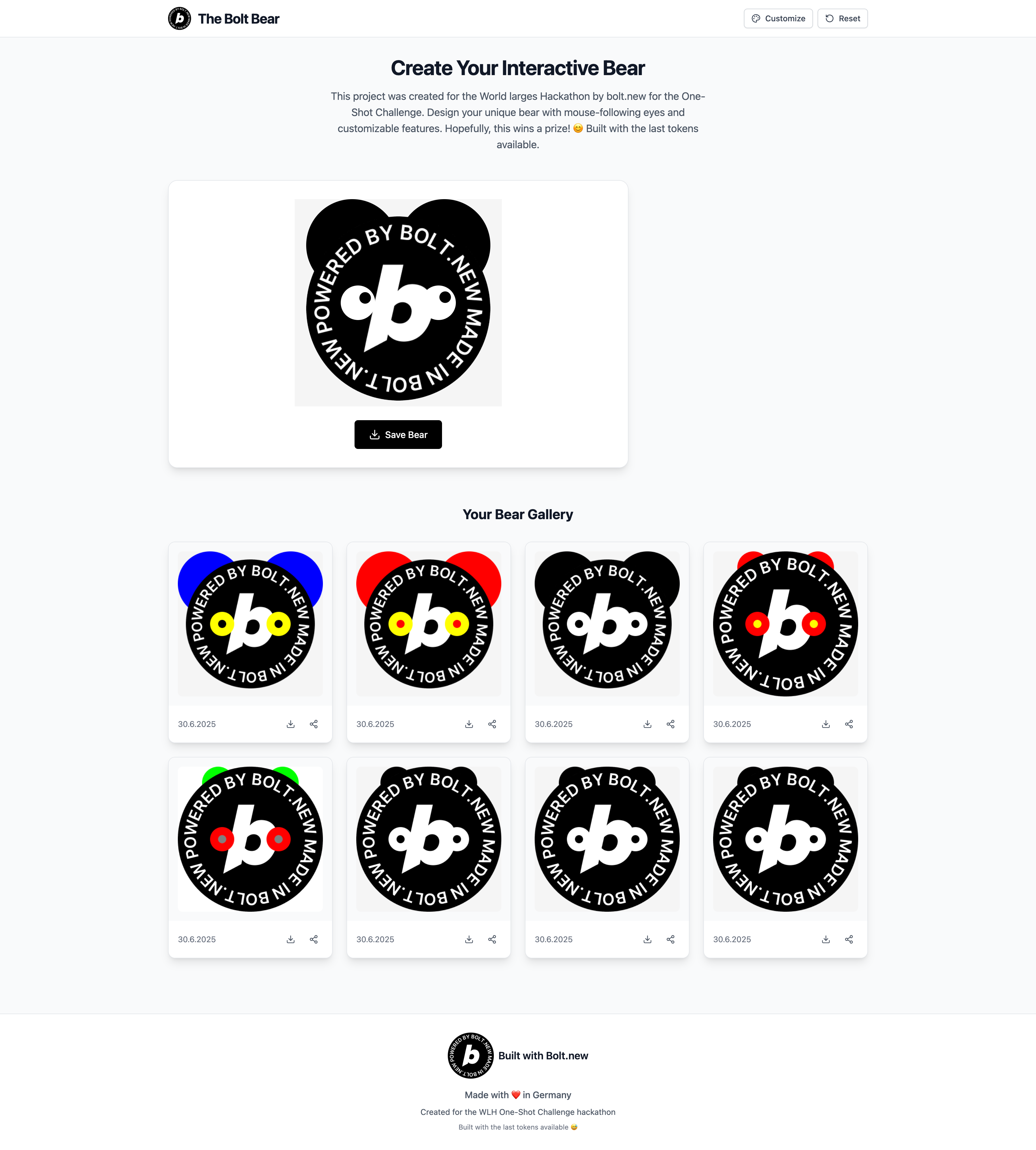 The Bolt Bear | Devpost