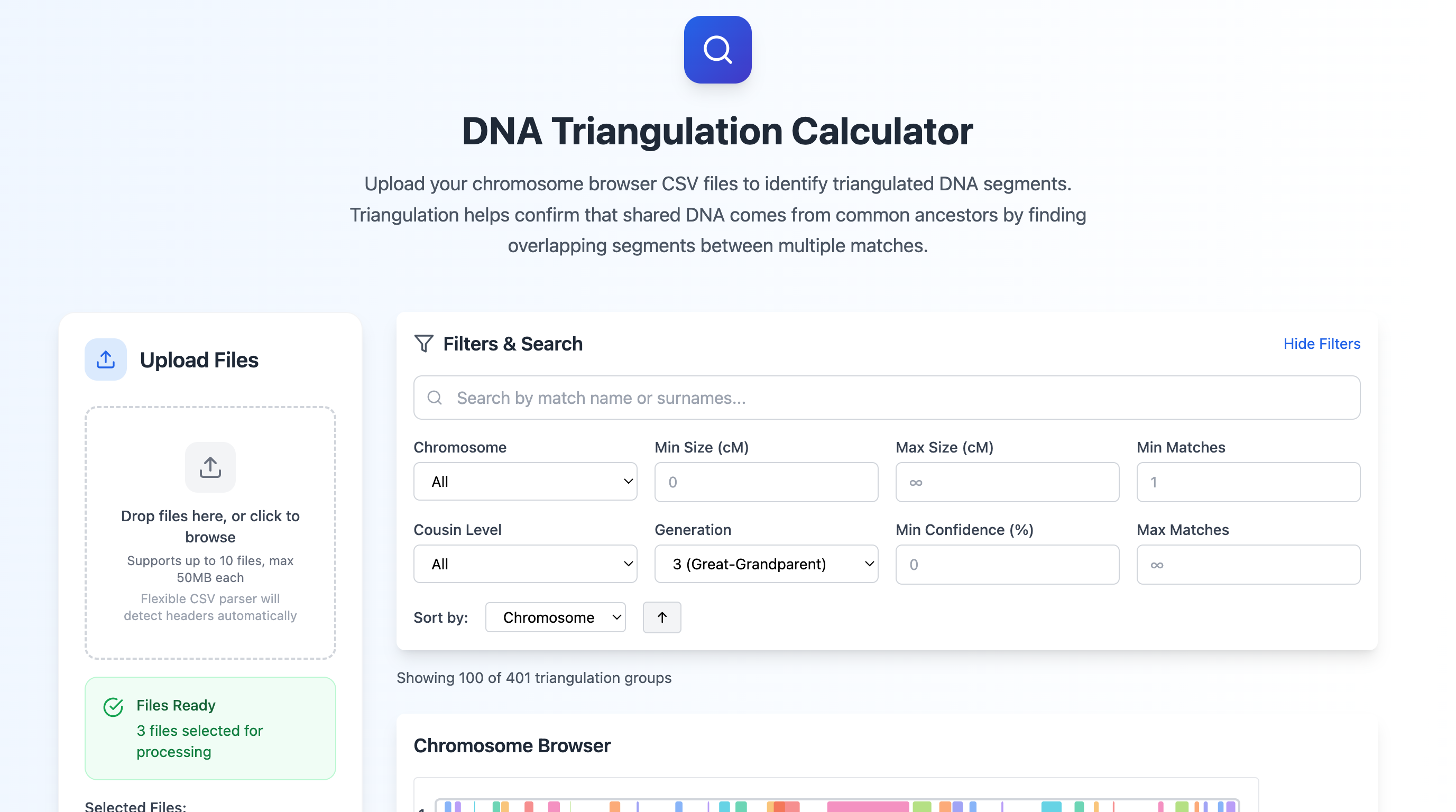 DNA Triangulation Calculator | Devpost