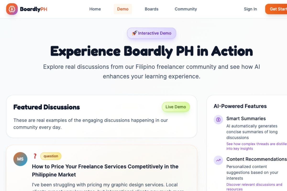 Boardly PH - Bulletin Board | Devpost