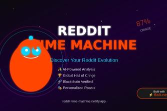 Reddit Time Machine - AI-Powered Reddit User Analyzer | Devpost