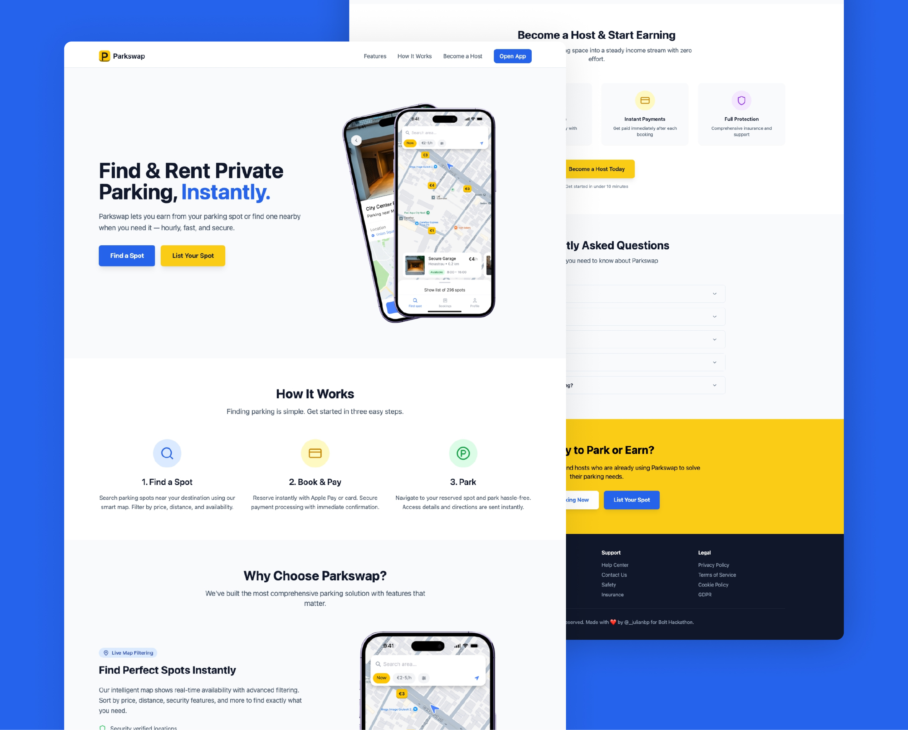 ParkSwap - Park anywhere. | Devpost