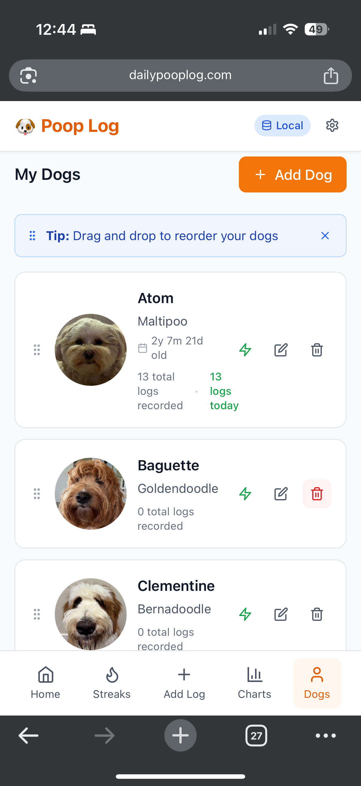 Daily Poop Log | Devpost