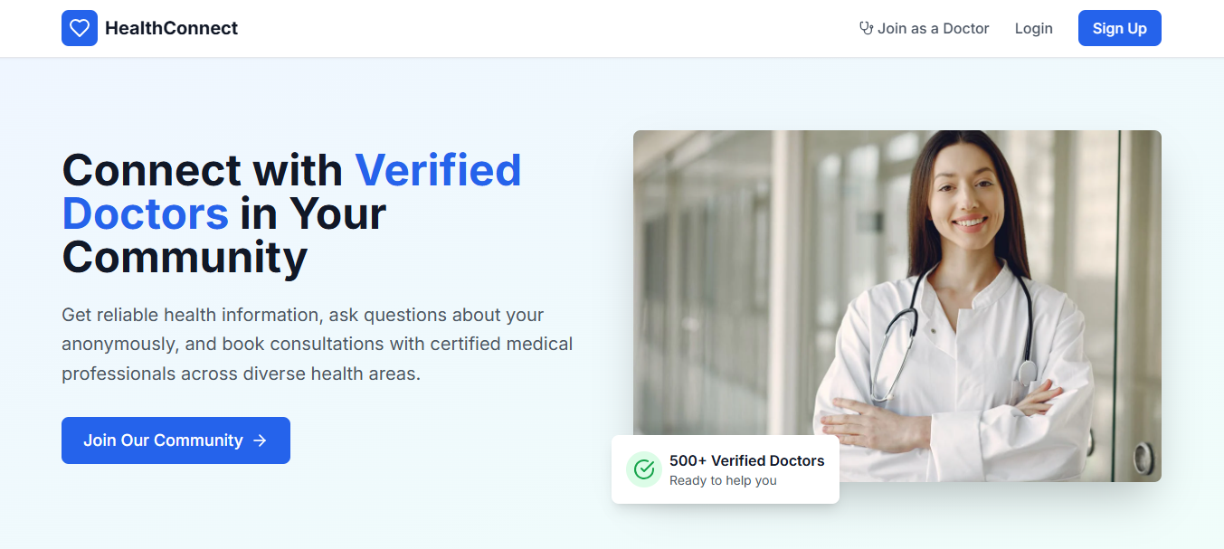 HealthConnect | Devpost