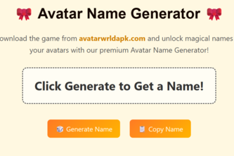 Avatar Name Generator for Avatar World Mod APK | Devpost