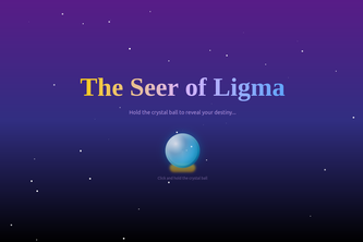 Seer of Ligma | Devpost