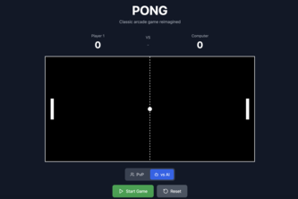 Pong Game | Devpost