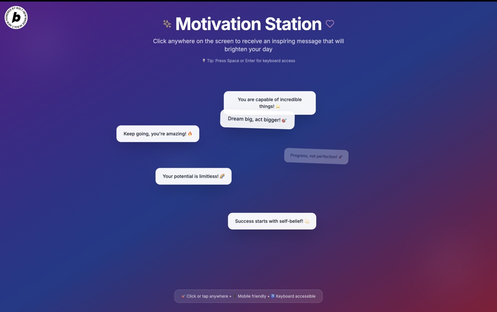 Motivation Station | Devpost