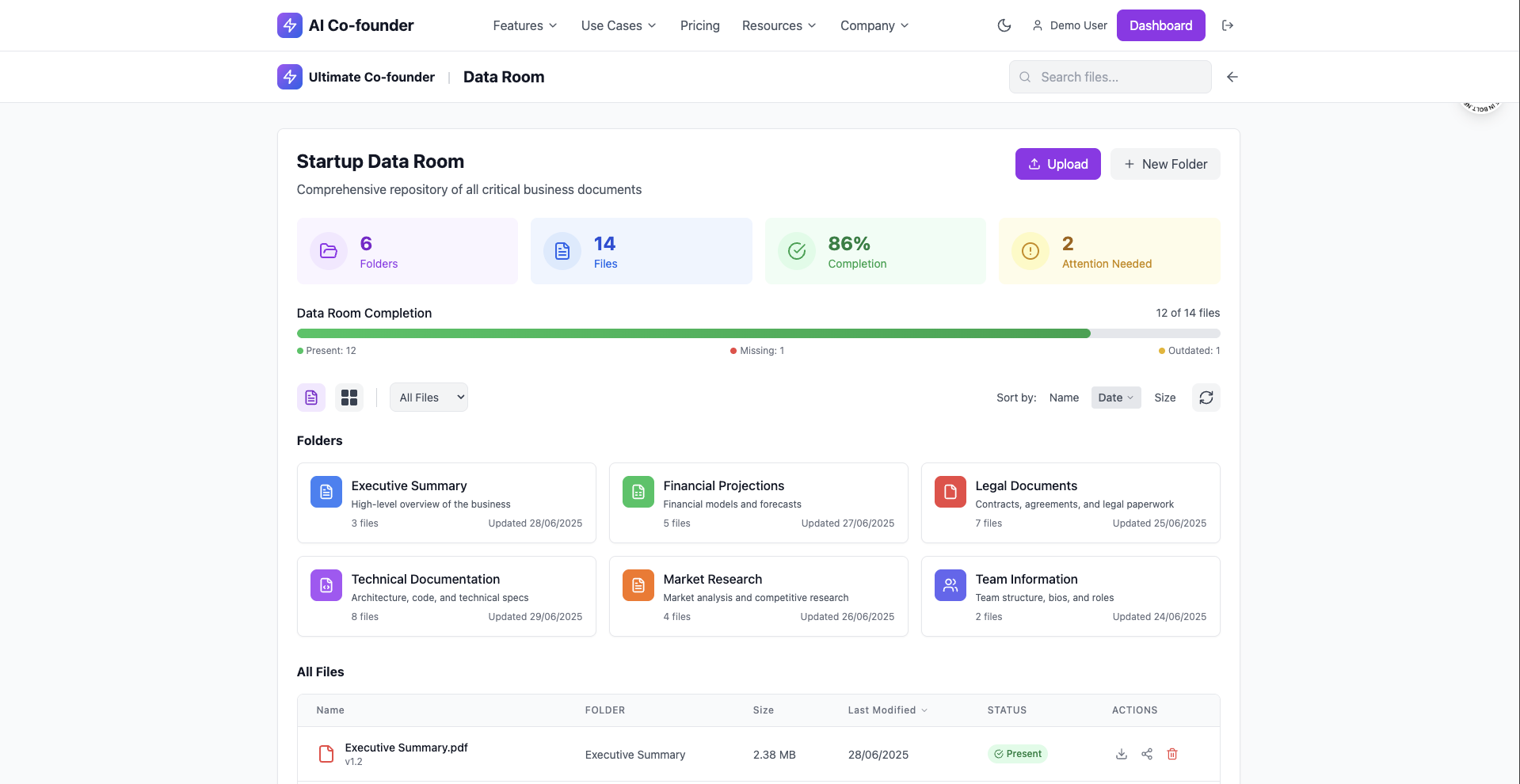 AI Co-Founder | Devpost