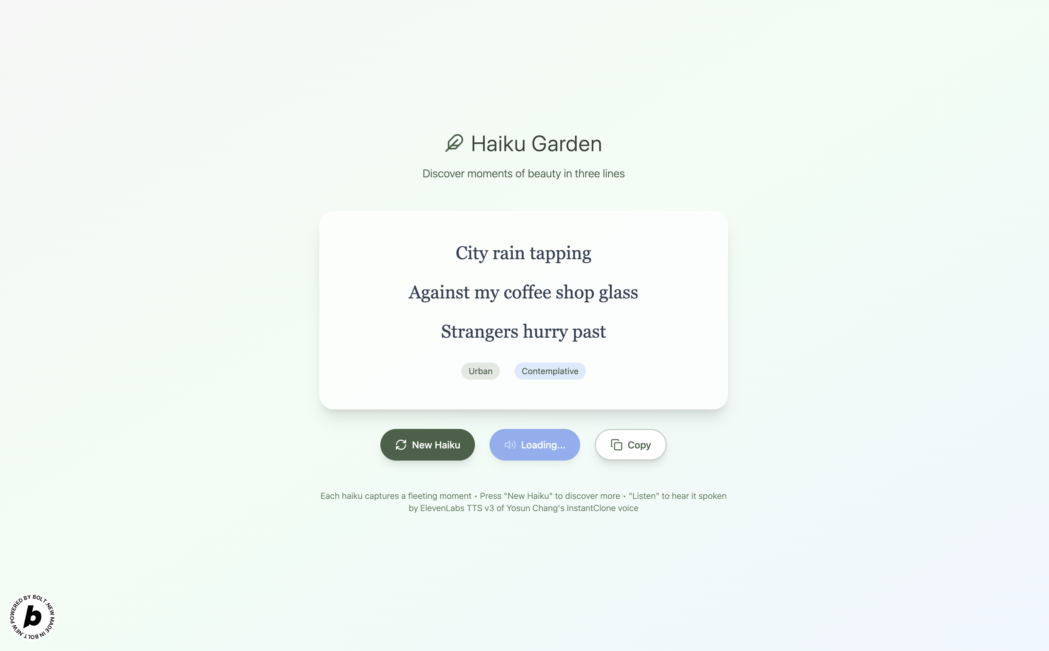 Haiku Garden | Devpost