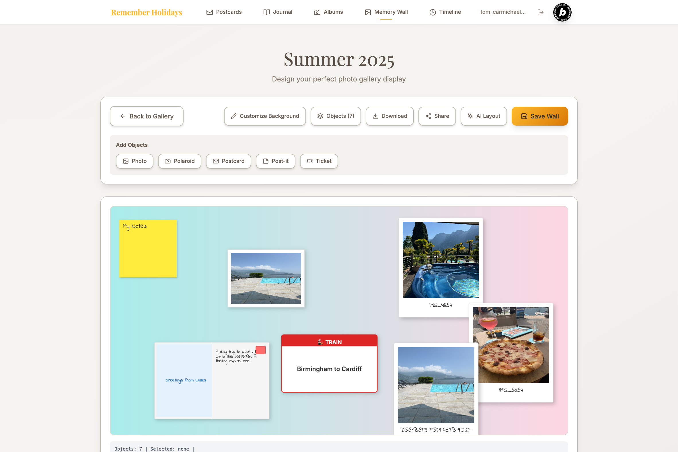Remember Holidays | Devpost