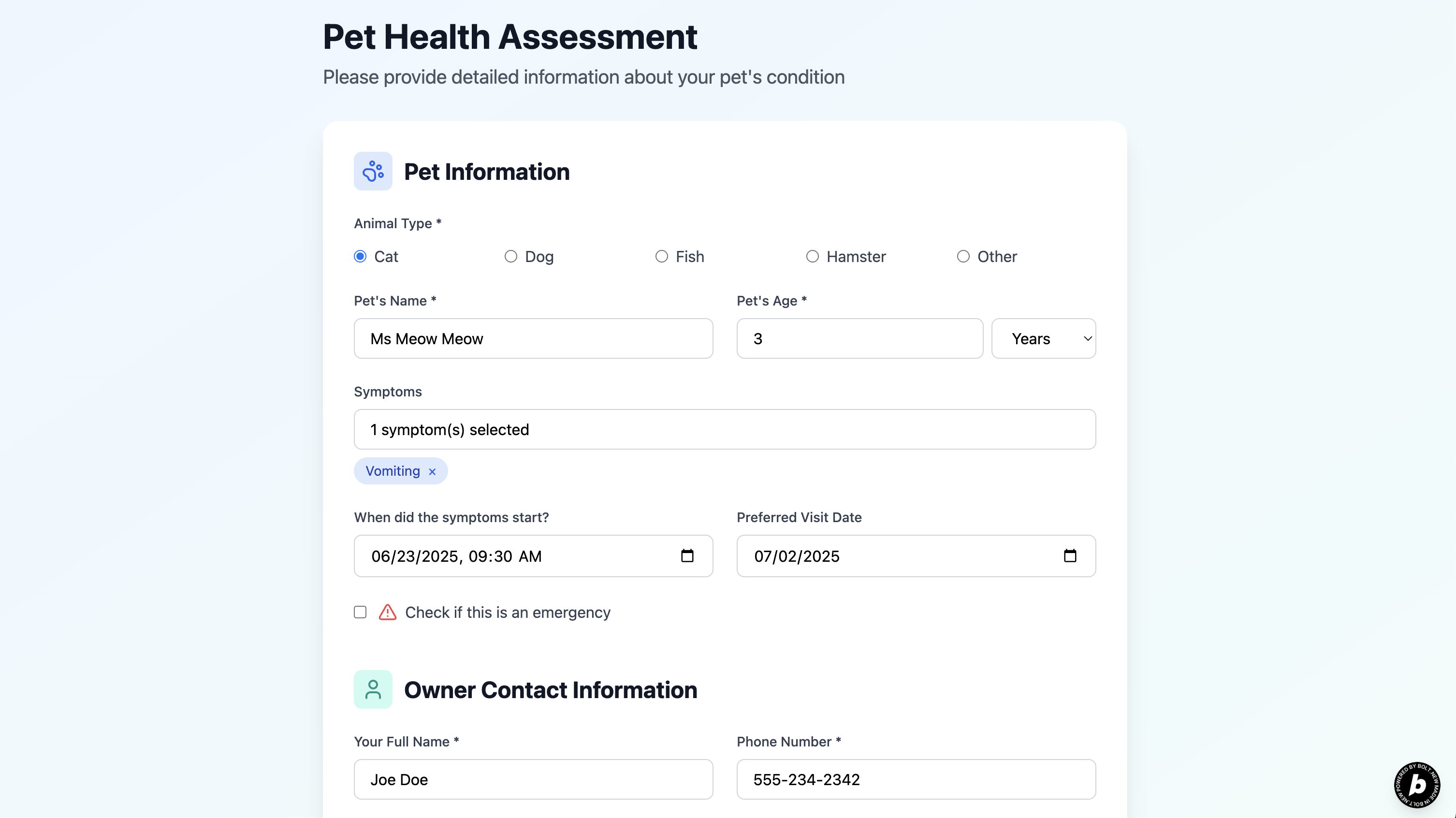 Vet Triage Assistant | Devpost